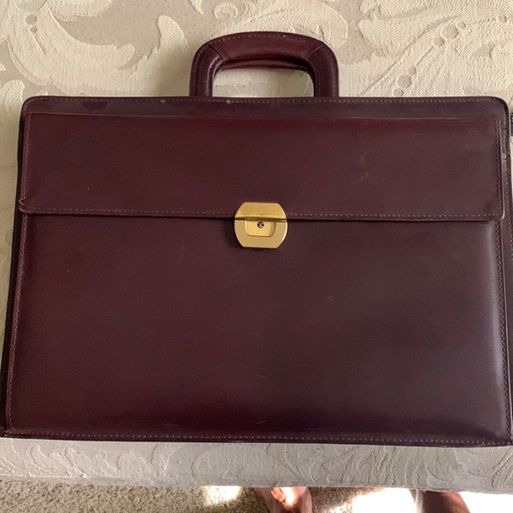 Bags | Vintage Leather Briefcase Portfolio | Poshmark